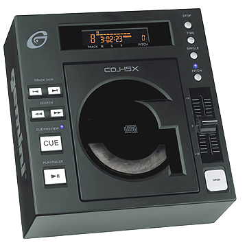 Gemini DJ Single CD Player Model #CDJ-15X